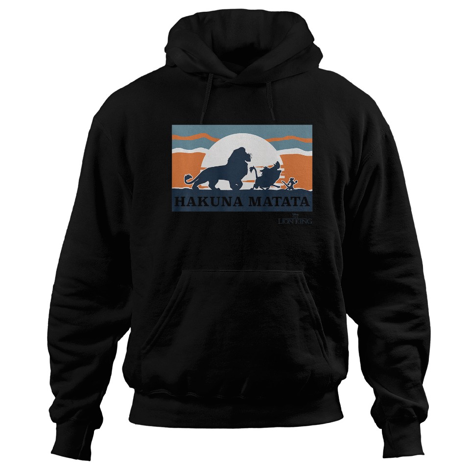 Disney Lion King Retro Hakuna Matata Trio Silhouette Premium Hoodies ...