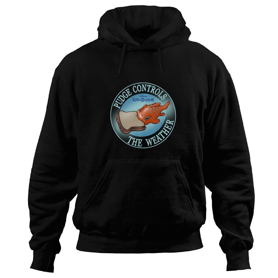 Disney Lilo Stitch Pudge Controls The Weather Poster Hoodies | ID ...