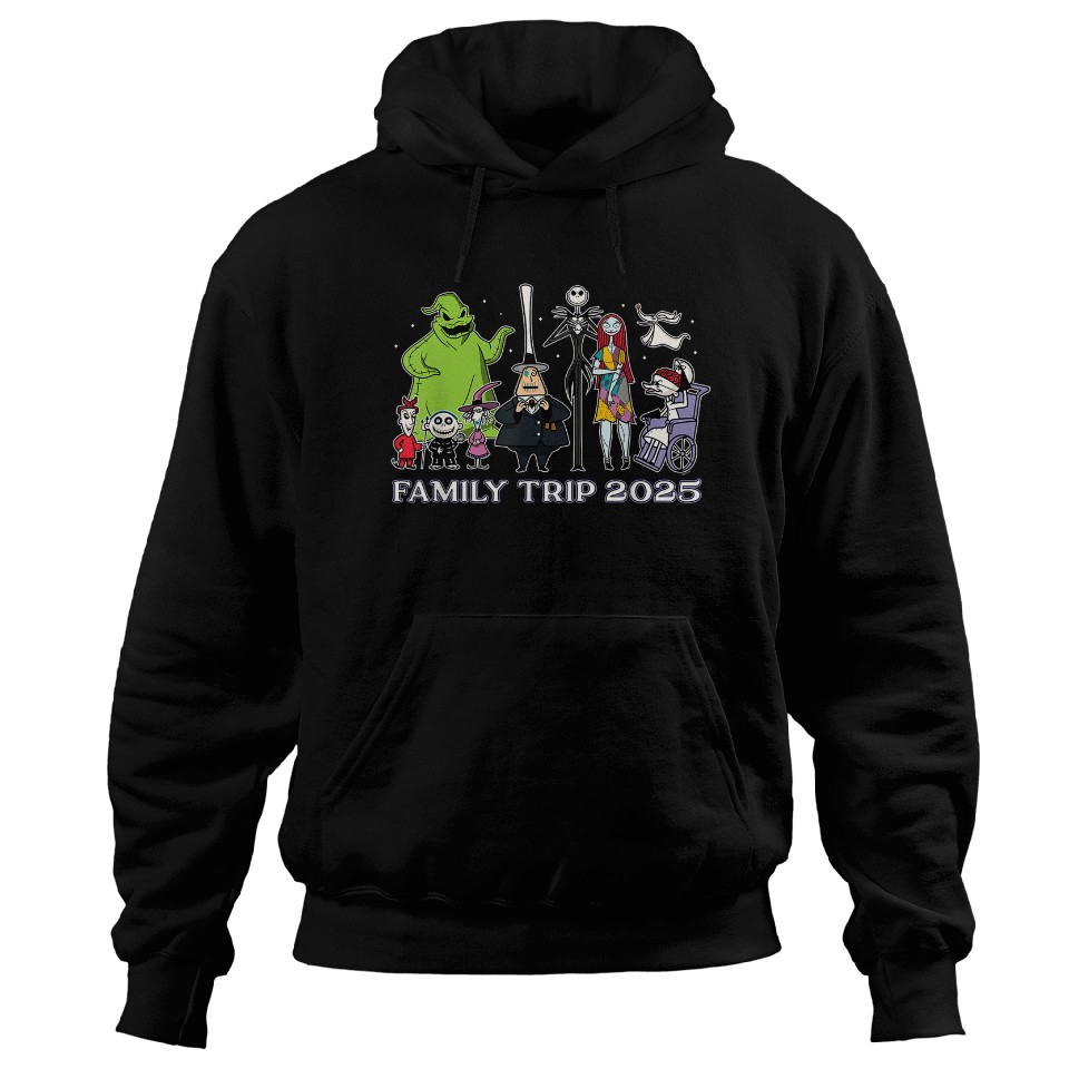 Disneyss The Nightmare Before Christmas Stars Family Trip 2025 Hoodies ...
