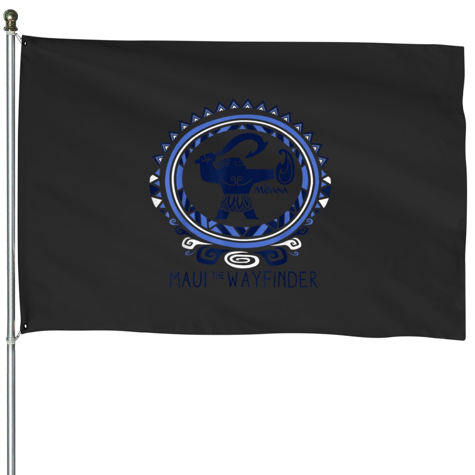Disney Moana Maui The Wayfinder Graphic T House Flags | ID 20581042 by ...