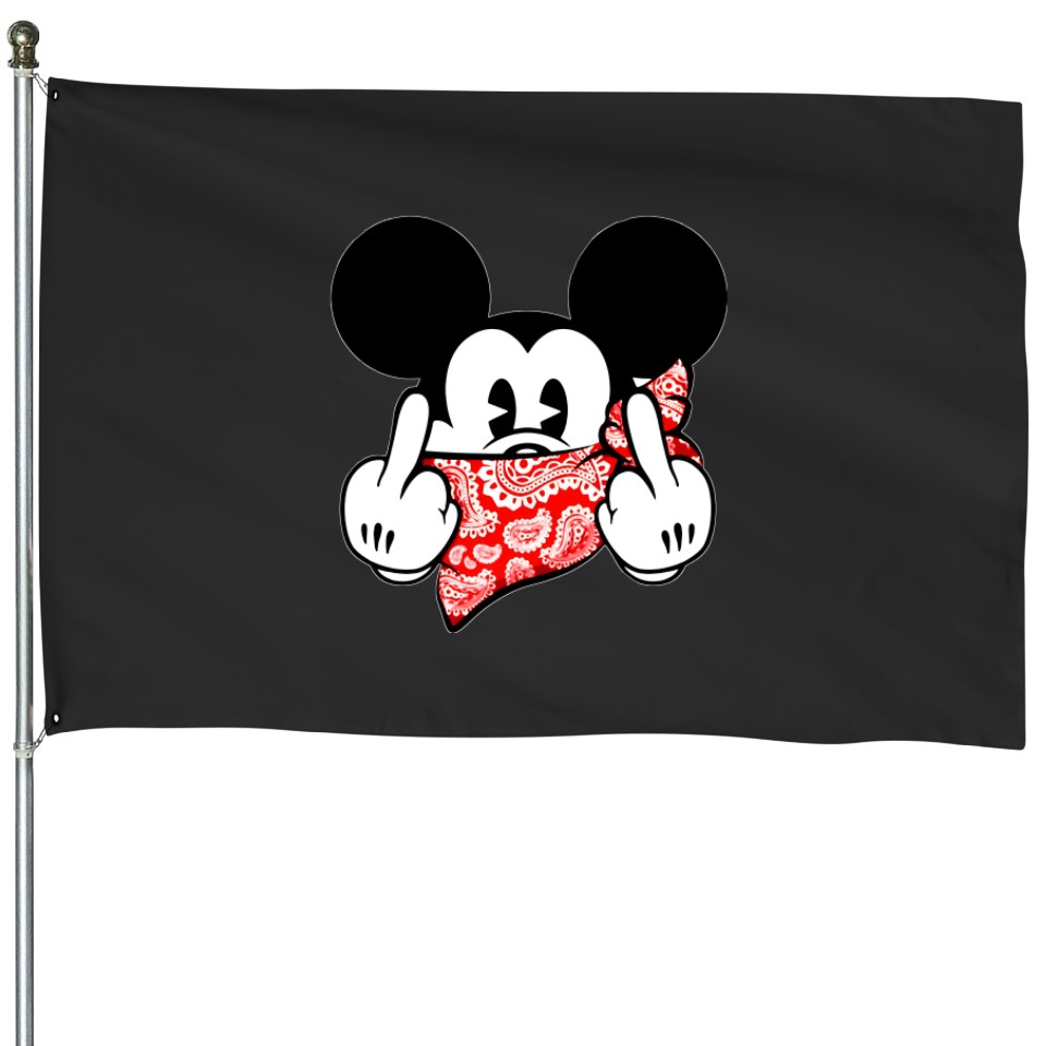 Mickey Mouse House Flags Thug Life Gangster Disney House Flags | ID ...