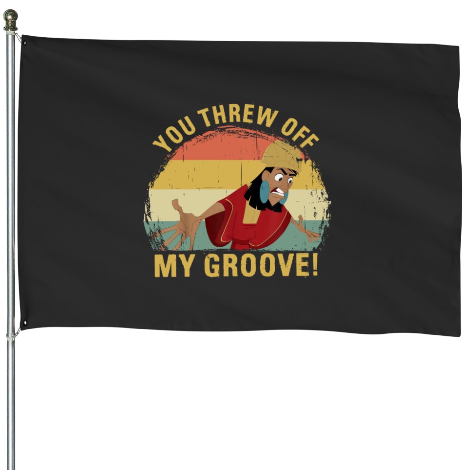 Disney Emperor's New Groove Kuzco Thrown Off Graphic House Flags | ID ...