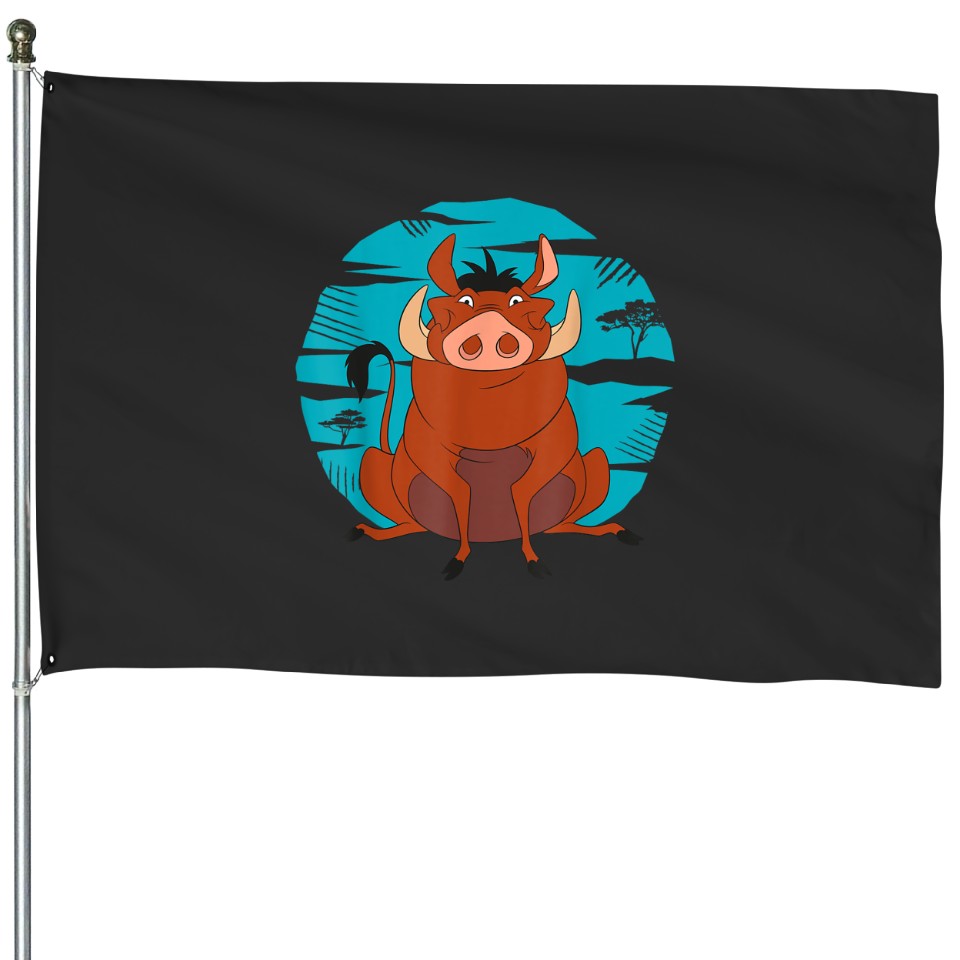 Disney The Lion King Happy Pumbaa House Flags | ID 20672666 by Gabriel ...