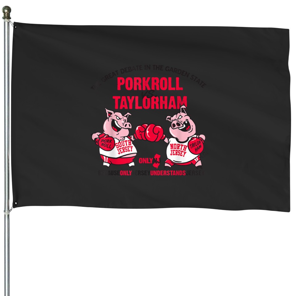 Pork Roll Taylor Ham Design It's New Jersey House Flags | ID 23626985 ...