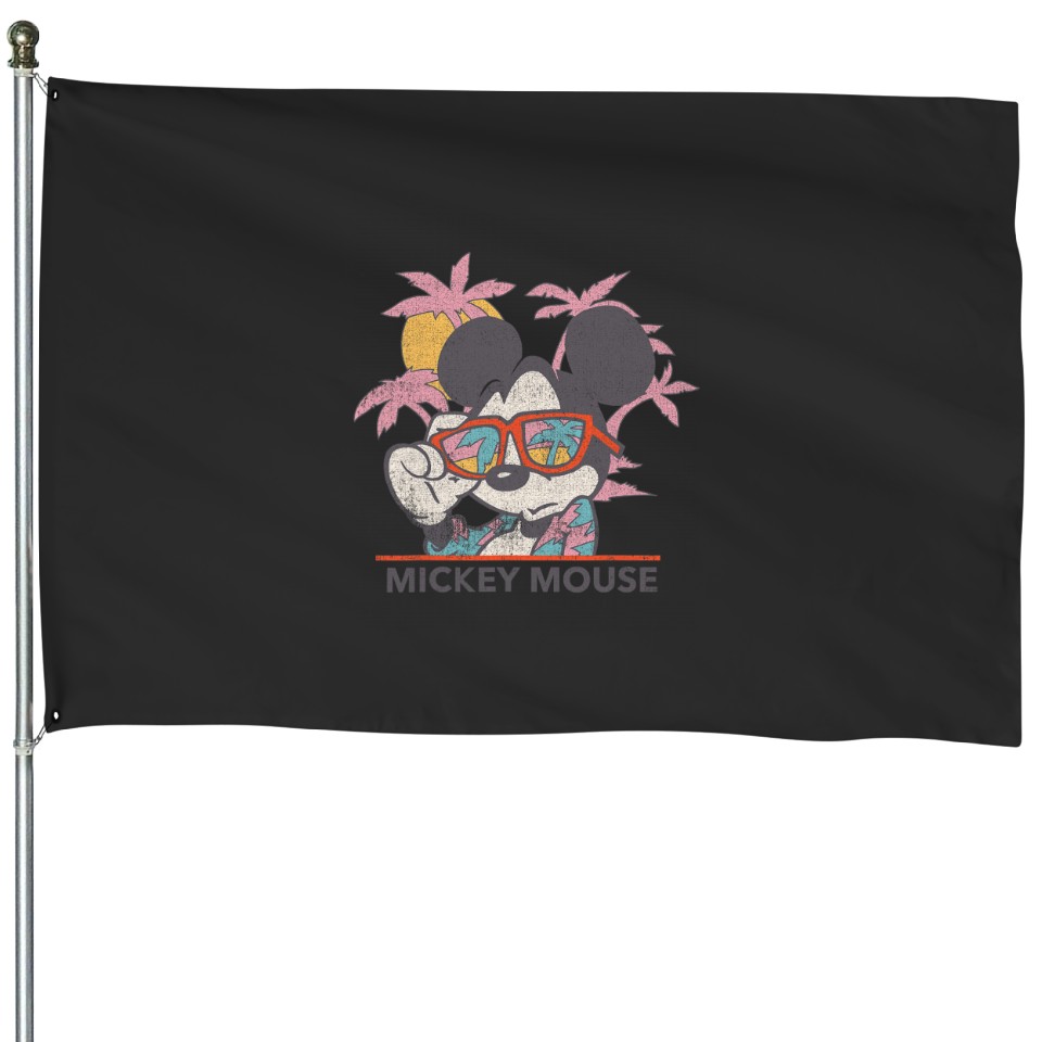 Disney Mickey And Friends Mickey Mouse Tropical Portrait House Flags ...
