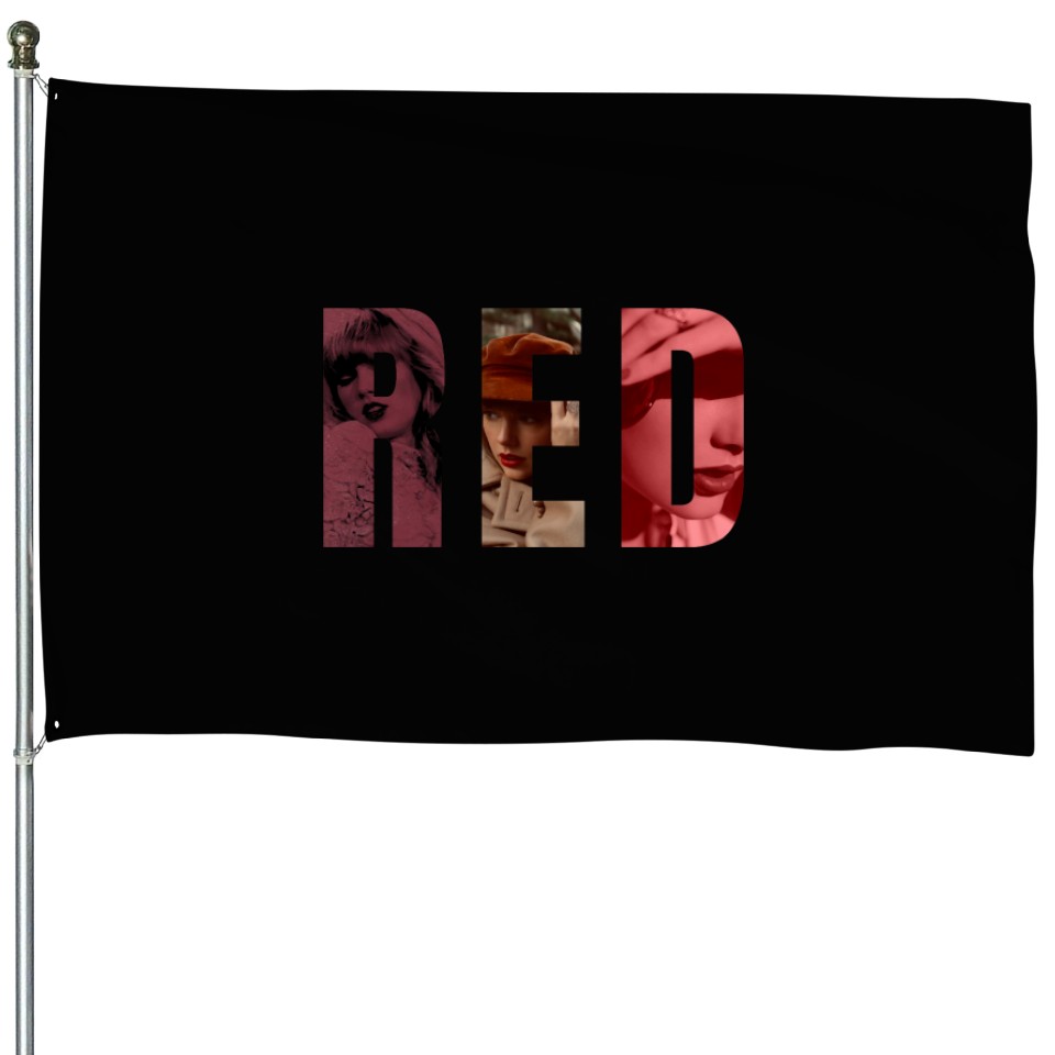RED TAYLOR SWIFTss Eras Tour Merch House Flags | ID 23797941 by A a a a ...