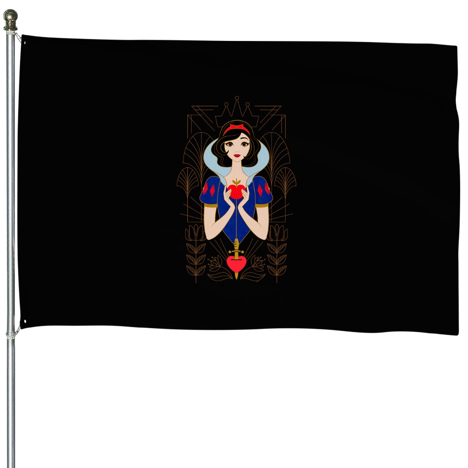 Disney Princess Snow White Modern Art Deco Style House Flags | ID ...