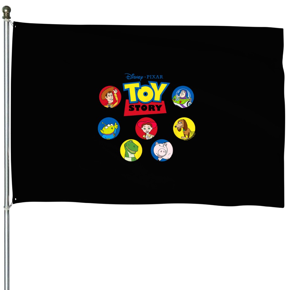 Disney Pixar Toy Story Group Bubble Poster House Flags | ID 21932155 by ...