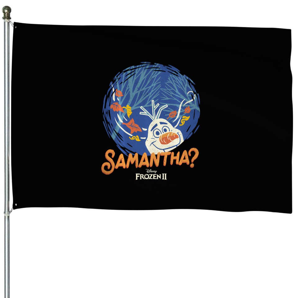 Disney Frozen 2 Olaf Samantha Circle Portrait House Flags | ID 22078431 ...