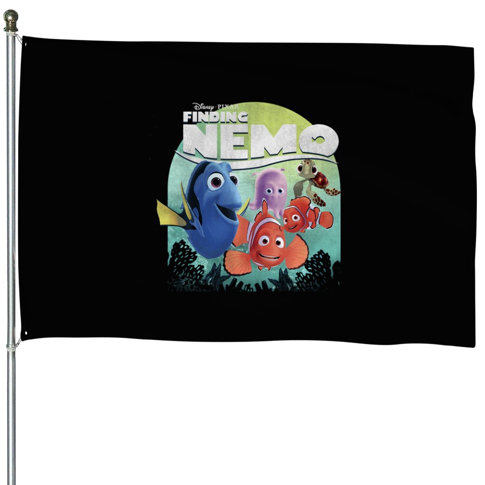 Disney Pixar Finding Nemo Group Shot Poster House Flags | ID 22066730 ...