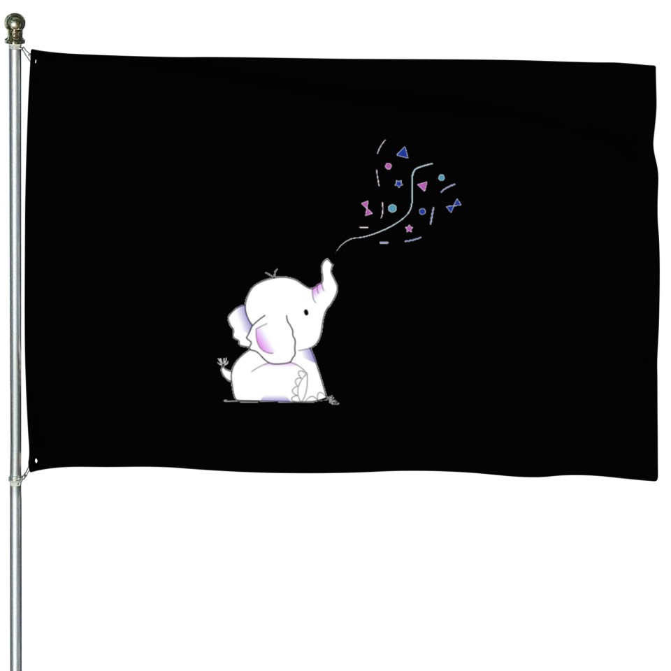 Cute Ba9: Disney Elephant Dumbo, Dumbo House Flags | ID 22111123 by Ewa ...