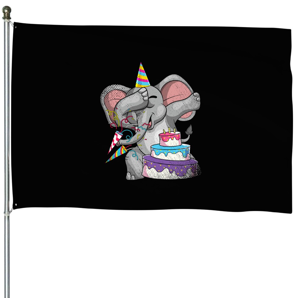 Cute Animal Celebration Kids Birthday Cake Africa Elephant , Disney ...