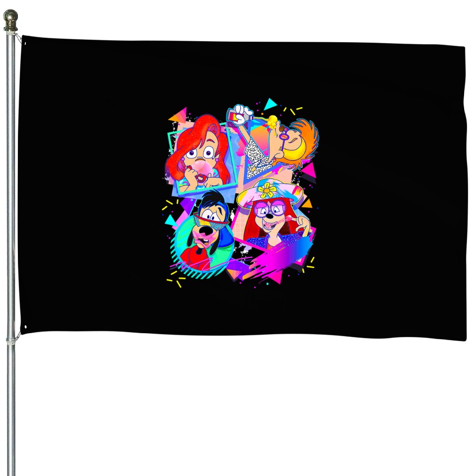 Disney A Goofy Movie Bubble Gum Retro Nineties House Flags | ID ...