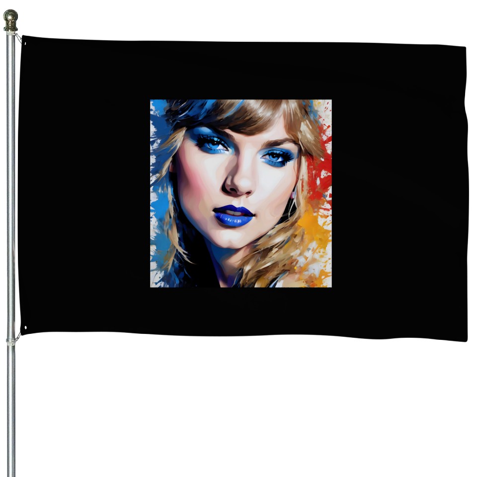Taylor Portrait V6 House Flags | ID 23150730 by Frank Eliason | Printblur