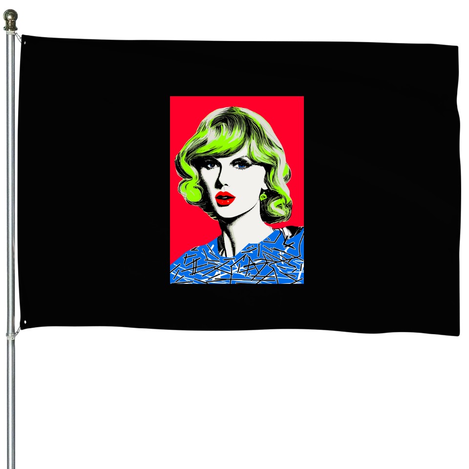 Taylor Red House Flags | ID 22632610 by DaviFrank | Printblur