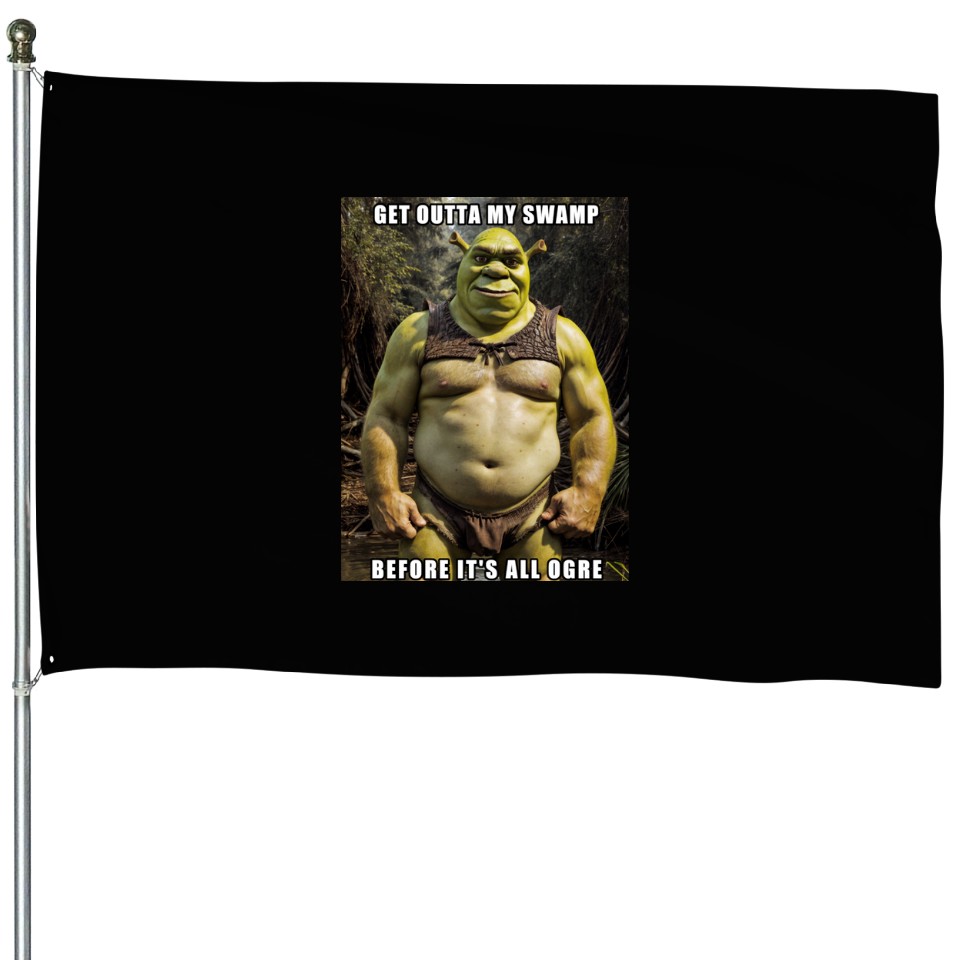 Shrek Get Outta My Swamp Meme : Shrek Same Swamp Forever , Shrek Shirt ...