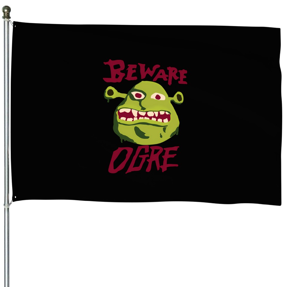 Beware Ogre Shrek Sign 1: Shrek Same Swamp Forever , Shrek Shirt ...