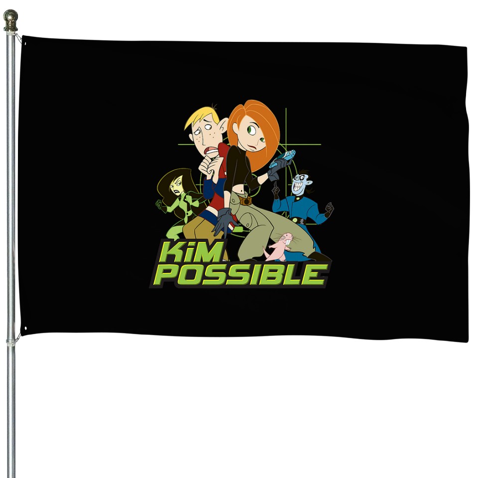Disney Kim Possible Character Group House Flags | ID 22660764 by Edgar ...