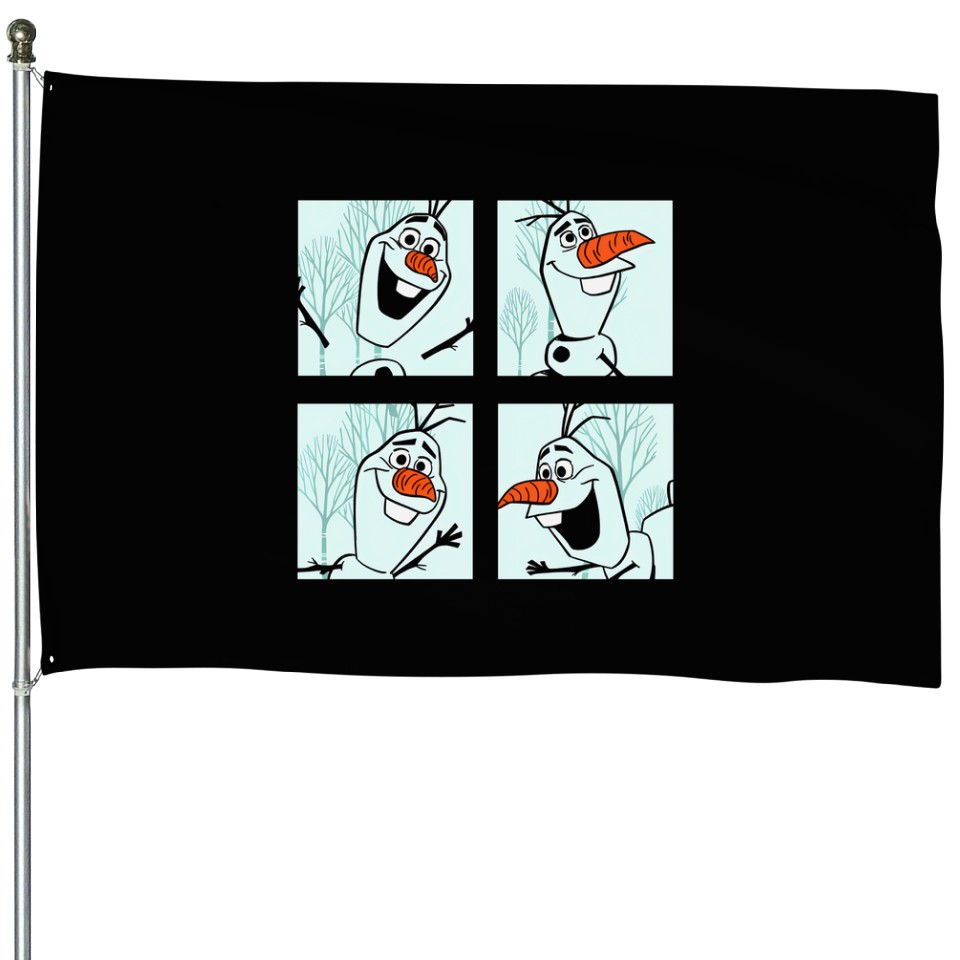 Disney Frozen 2 Olaf Panels House Flags | ID 22696913 by Ewa Geruzel ...