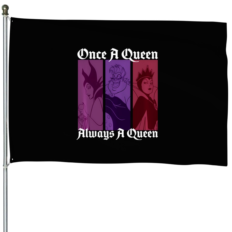 Disney Villains Once A Queen Always A Queen Graphic Hoodie House Flags ...