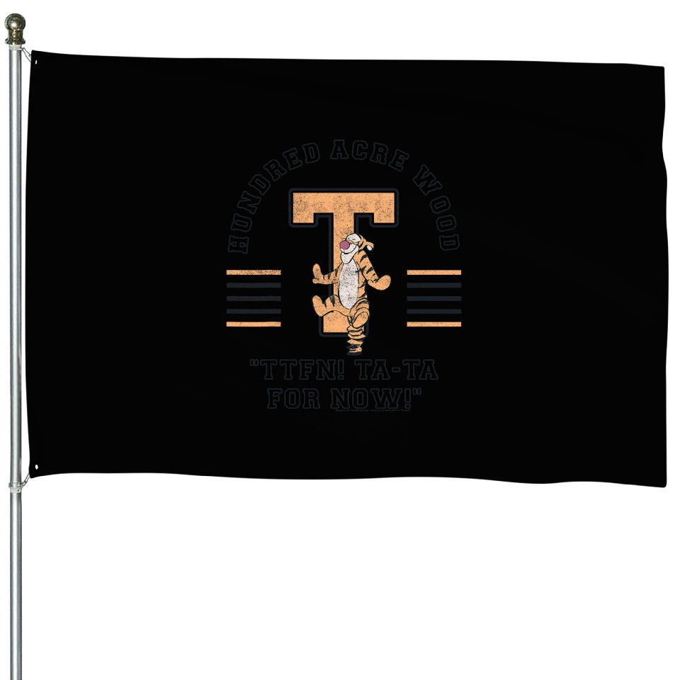 Disney Winnie The Pooh Tigger Hundred Acre Wood TTFN House Flags | ID ...
