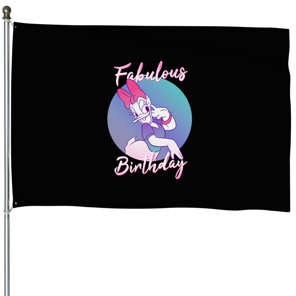 Disney Daisy Duck Fabulous Birthday House Flags | ID 22839864 by Ivan ...