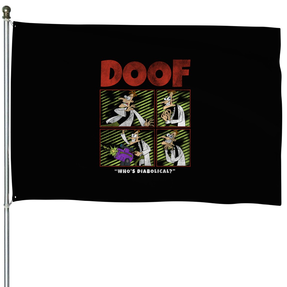 Disney Phineas And Ferb Doof Box Up House Flags | ID 22884204 by ...