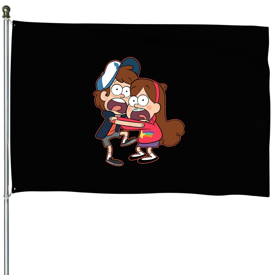 Disney Gravity Falls Dipper and Mabel Pines House Flags | ID 22904137 ...