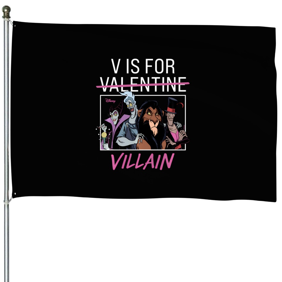 Disney Villains - V For Valentine Villain House Flags | ID 22954779 by ...