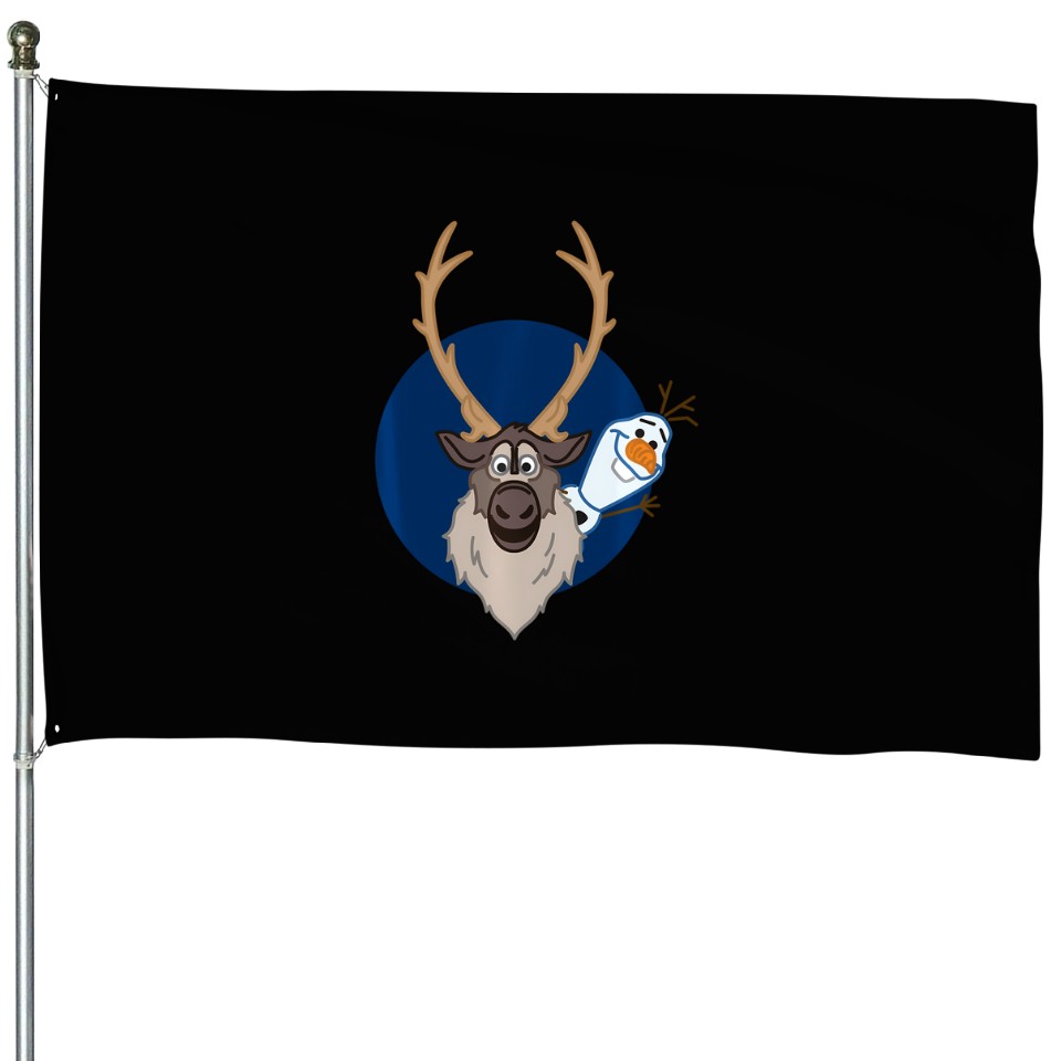 Disney Frozen 2 Olaf And Sven House Flags | ID 22967011 by Ernesto ...