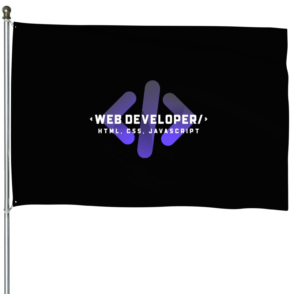 Web Developer Typography (HTML, CSS, JavaScript) House Flags | ID ...