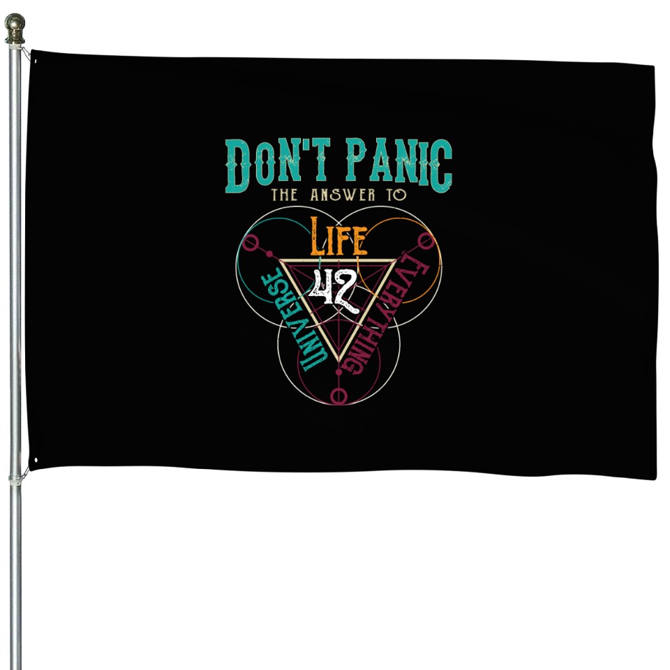 Venn Diagram Life Universe And Everything-42 House Flags | ID 41999292 ...
