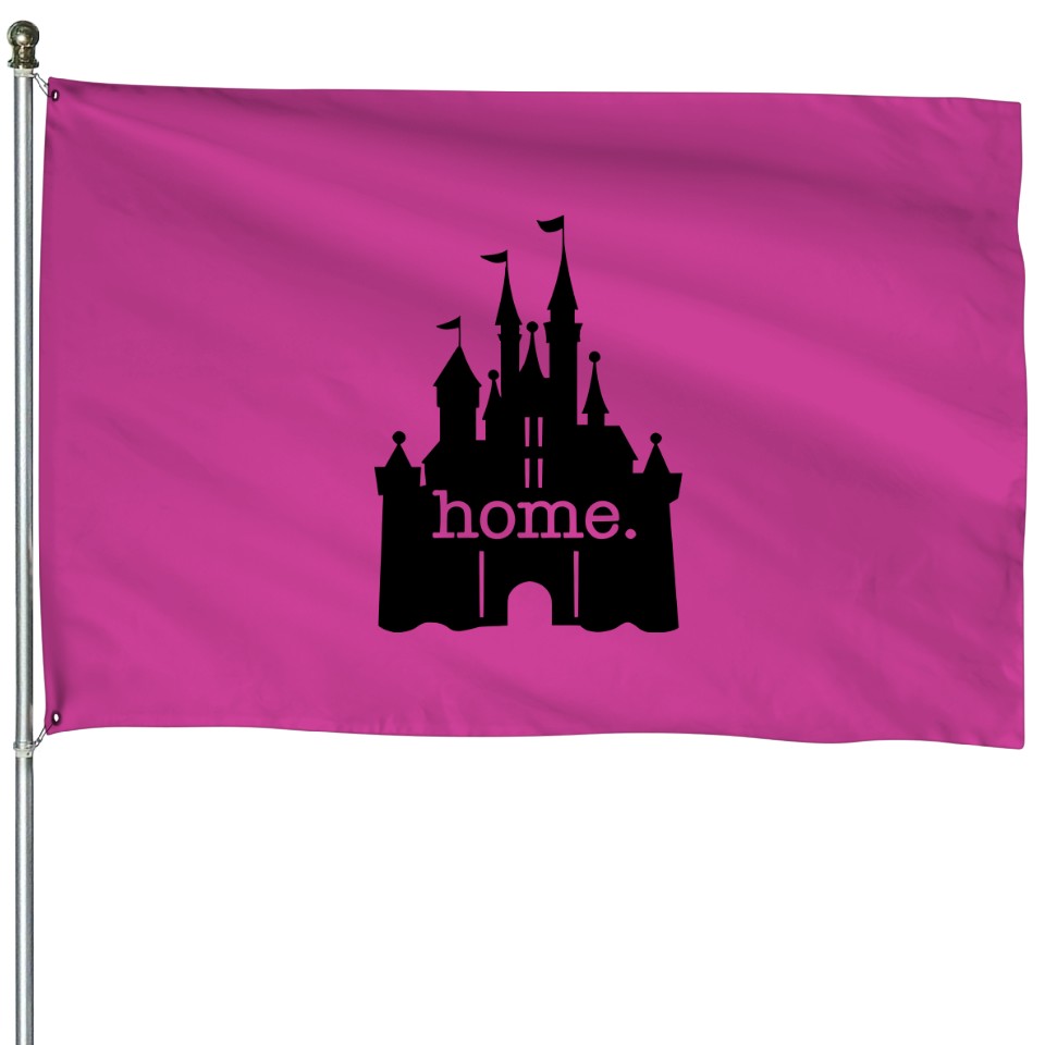Disney Home Home Castle House Flags | ID 20662970 by William Smith ...