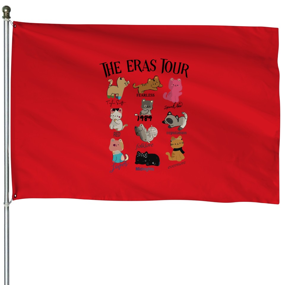 Taylor version Merch House Flags, Eras Tour House Flags, The Eras Tour ...