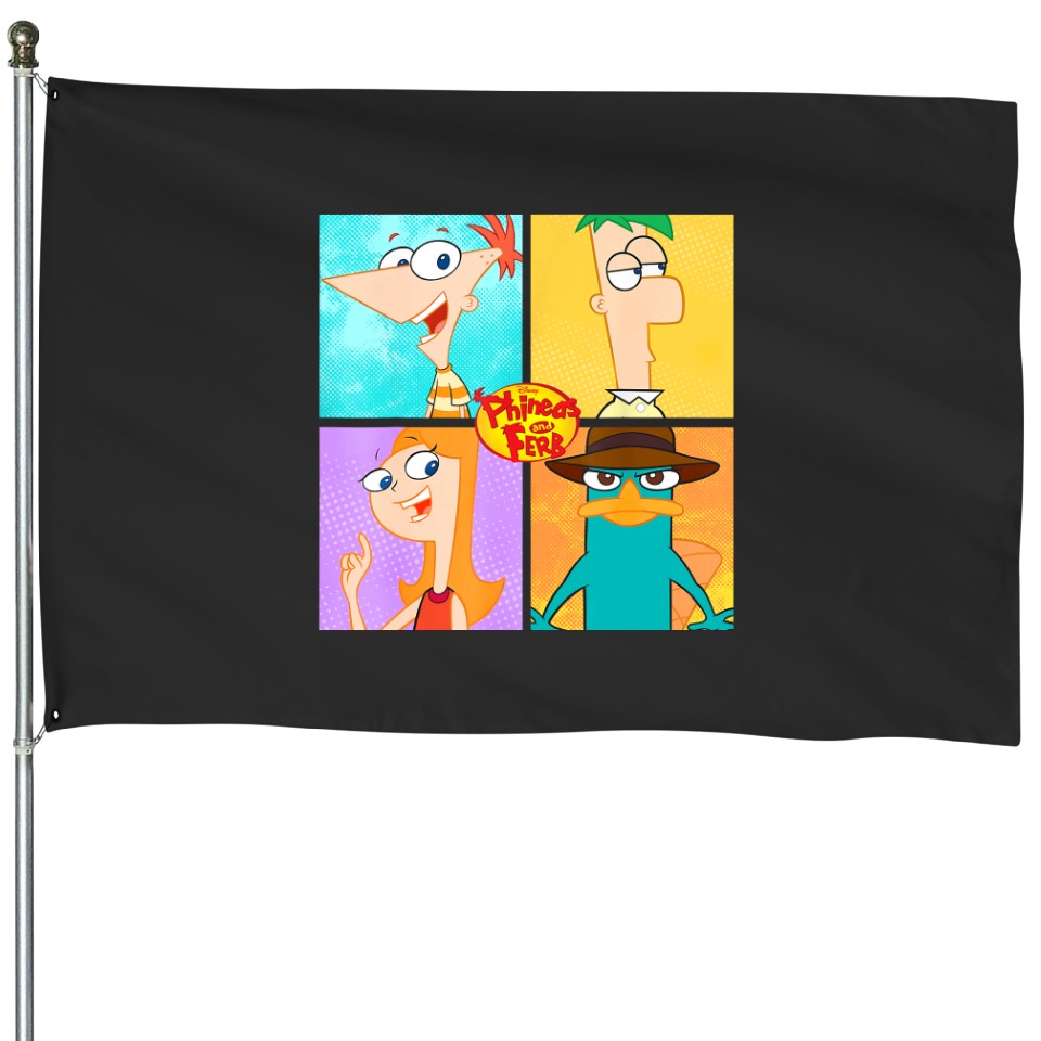 Disney Phineas And Ferb Character Box Up House Flags | ID 20705477 by ...
