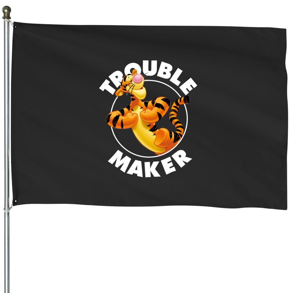 Disney Winnie The Pooh Tigger Trouble Maker House Flags, Tigger House ...