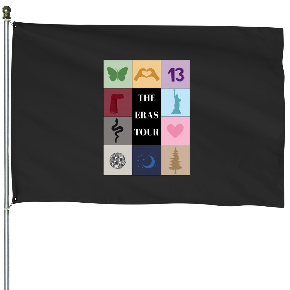 Th Eras Tour House Flags | ID 23860895 by Gioele Bertin | Printblur