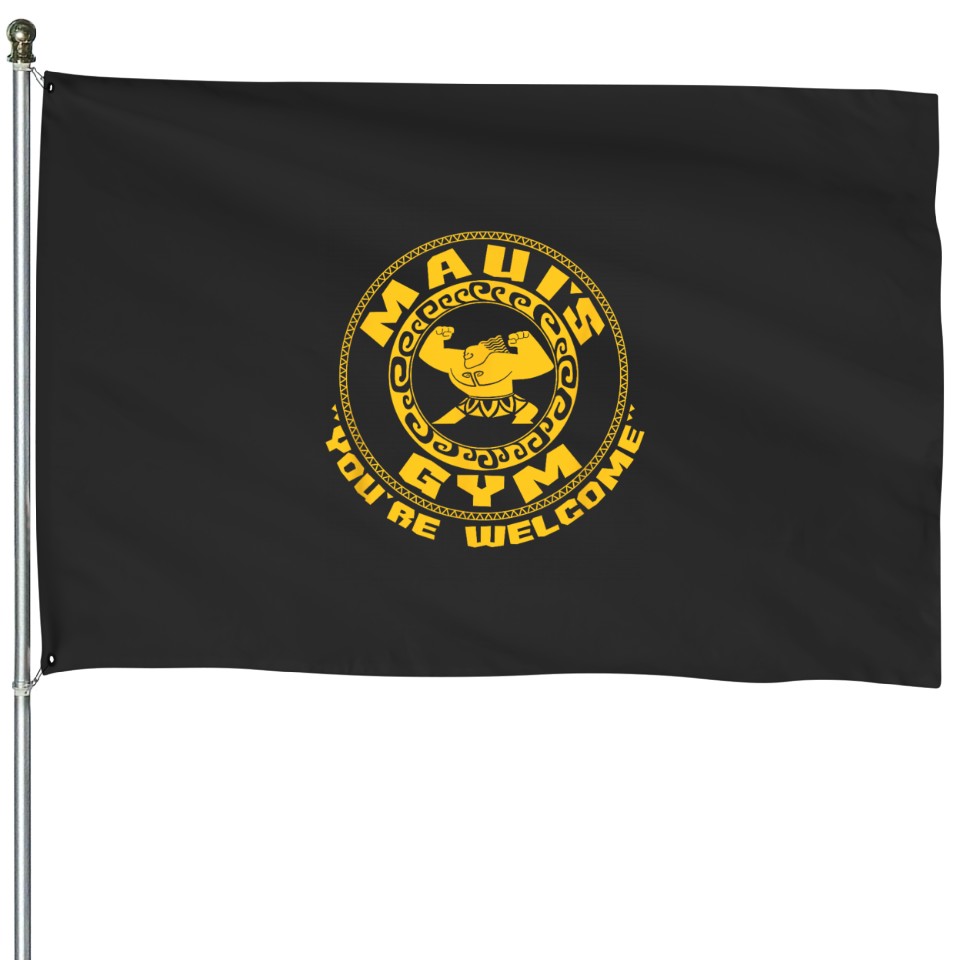 Disney Moana Maui's Gym Circle Logo House Flags | ID 20982844 by SyeAli ...