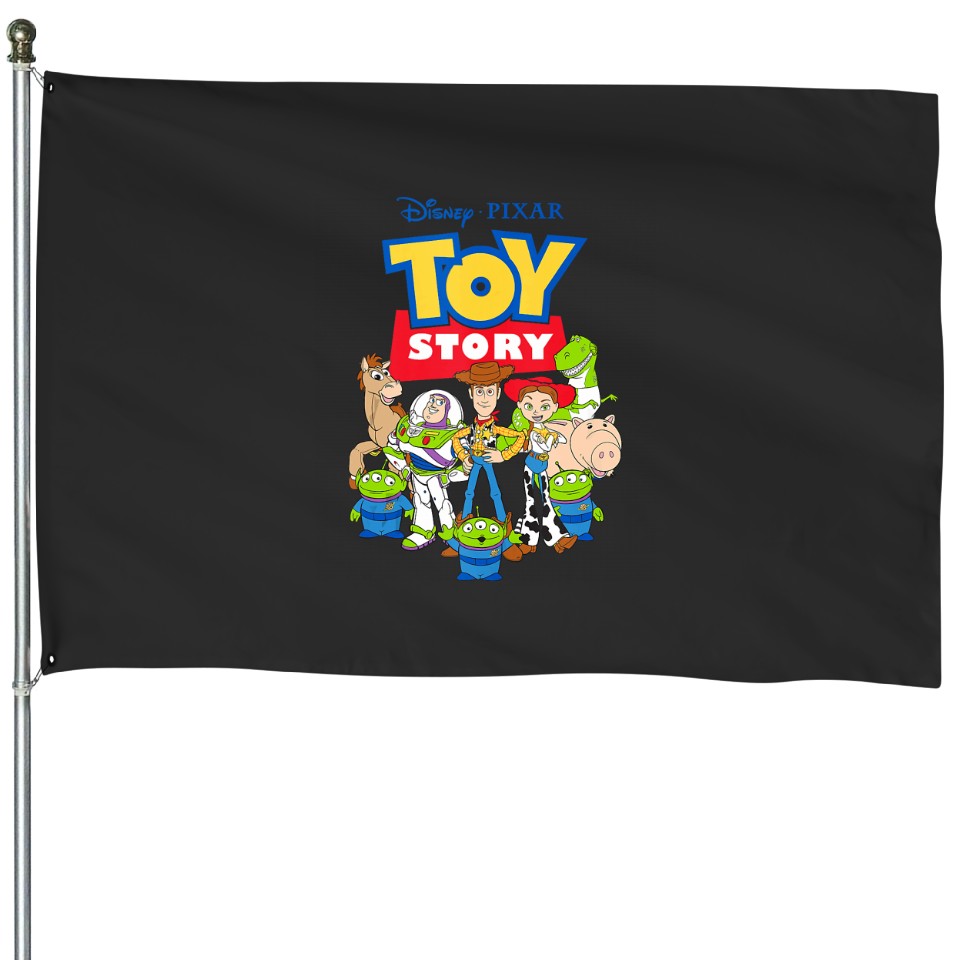 Disney Pixars Toy Story Buzz Woody Jessie House Flags | ID 21061072 by ...