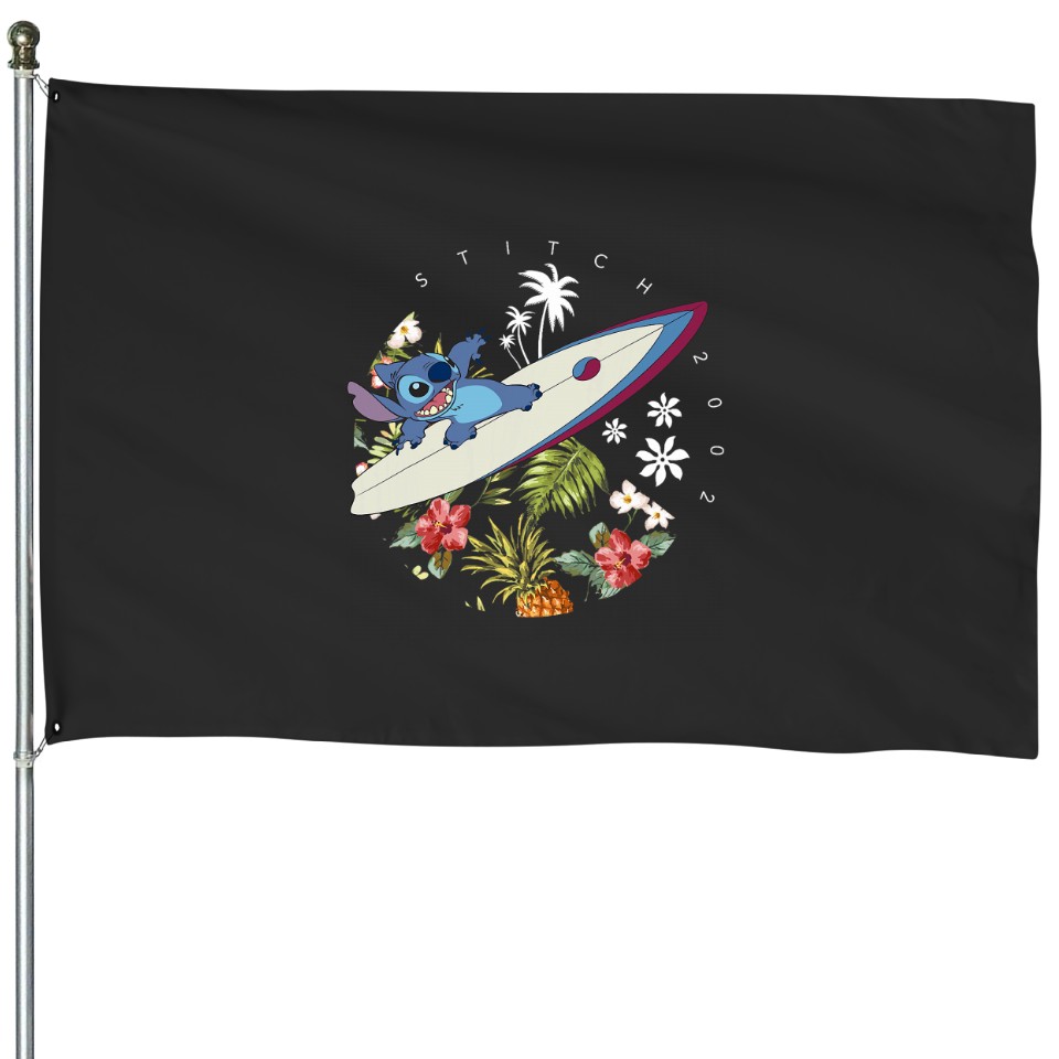 Disney Lilo Stitch Surfing Stitch 2002 House Flags | ID 21103165 by ...
