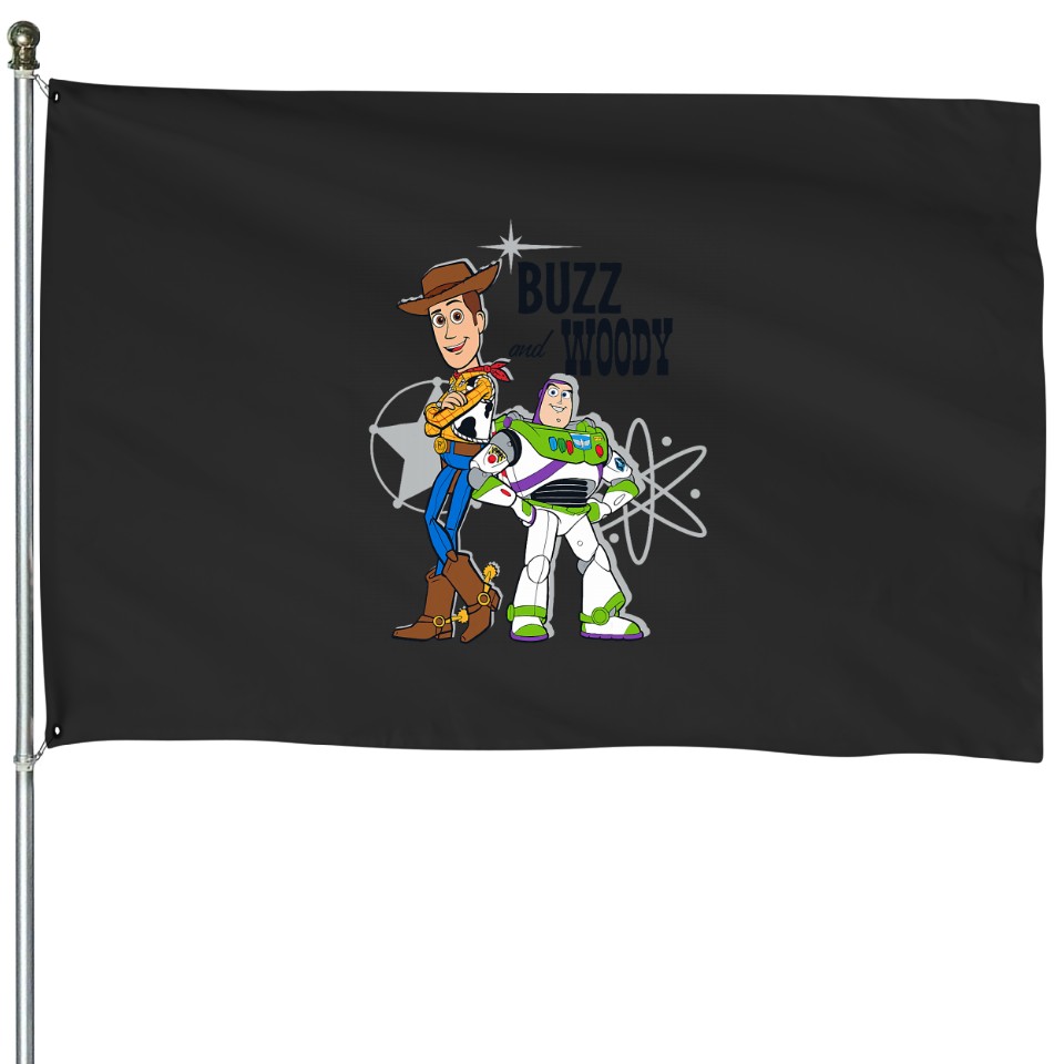 Disney Pixars Toy Story Buzz and Woody House Flags | ID 21103202 by ...