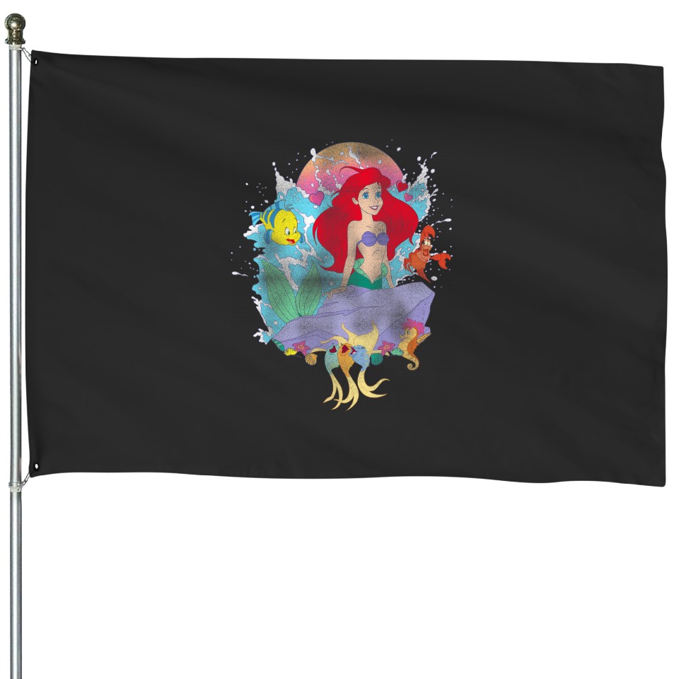 Disney The Little Mermaid Ariel Splash House Flags | ID 21299549 by ...