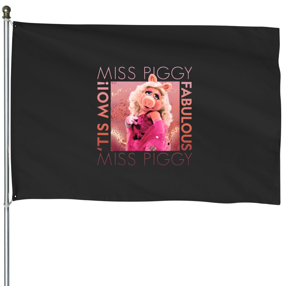 Disney The Muppets Miss Piggy 'Tis Moi Fabulous House Flags | ID ...