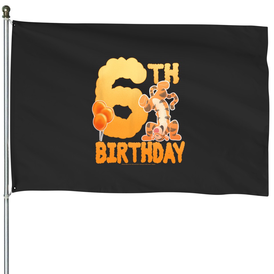 Disney Winnie The Pooh Tigger Sixth Birthday House Flags | ID 21345515 ...