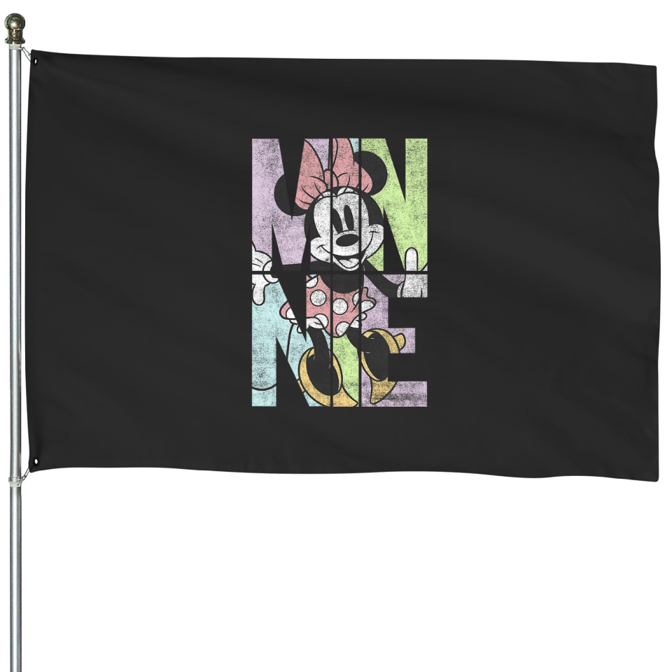 Disney Minnie Name Art Fill Pastels House Flags | ID 21363640 by Esha ...