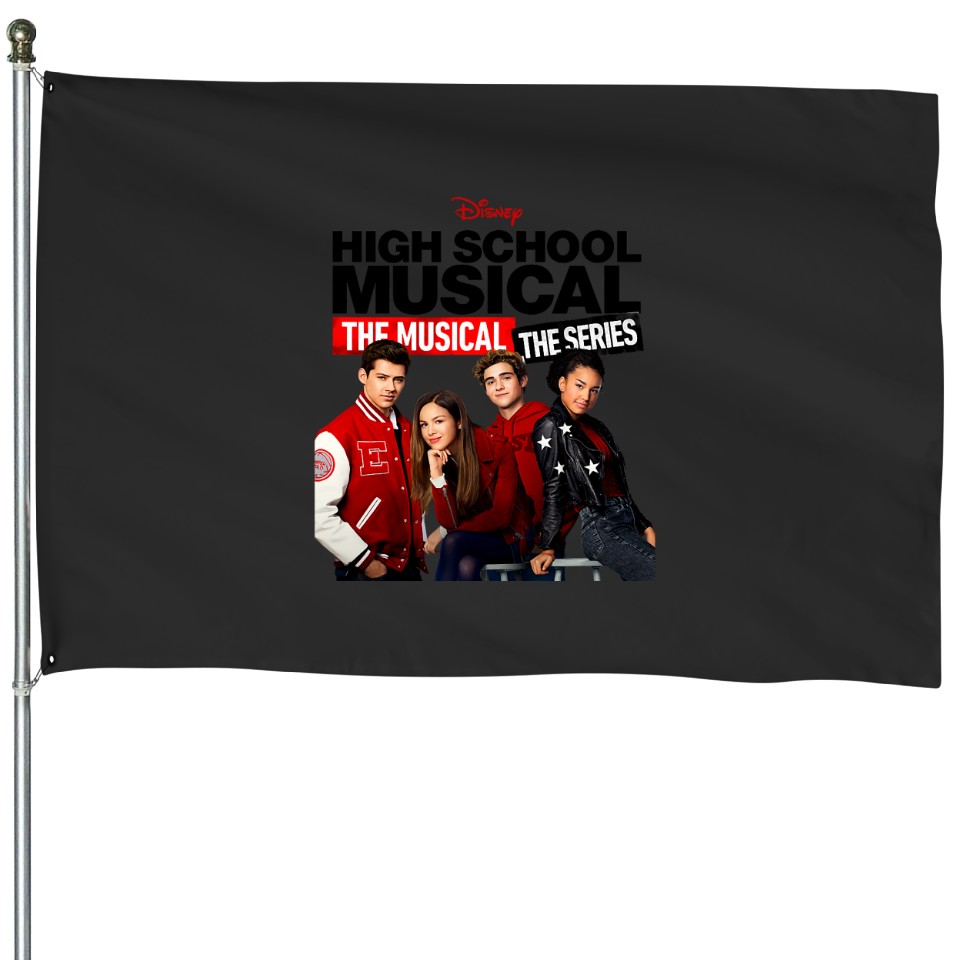 Disney High School Musical The Musical The Series Cast House Flags | ID ...