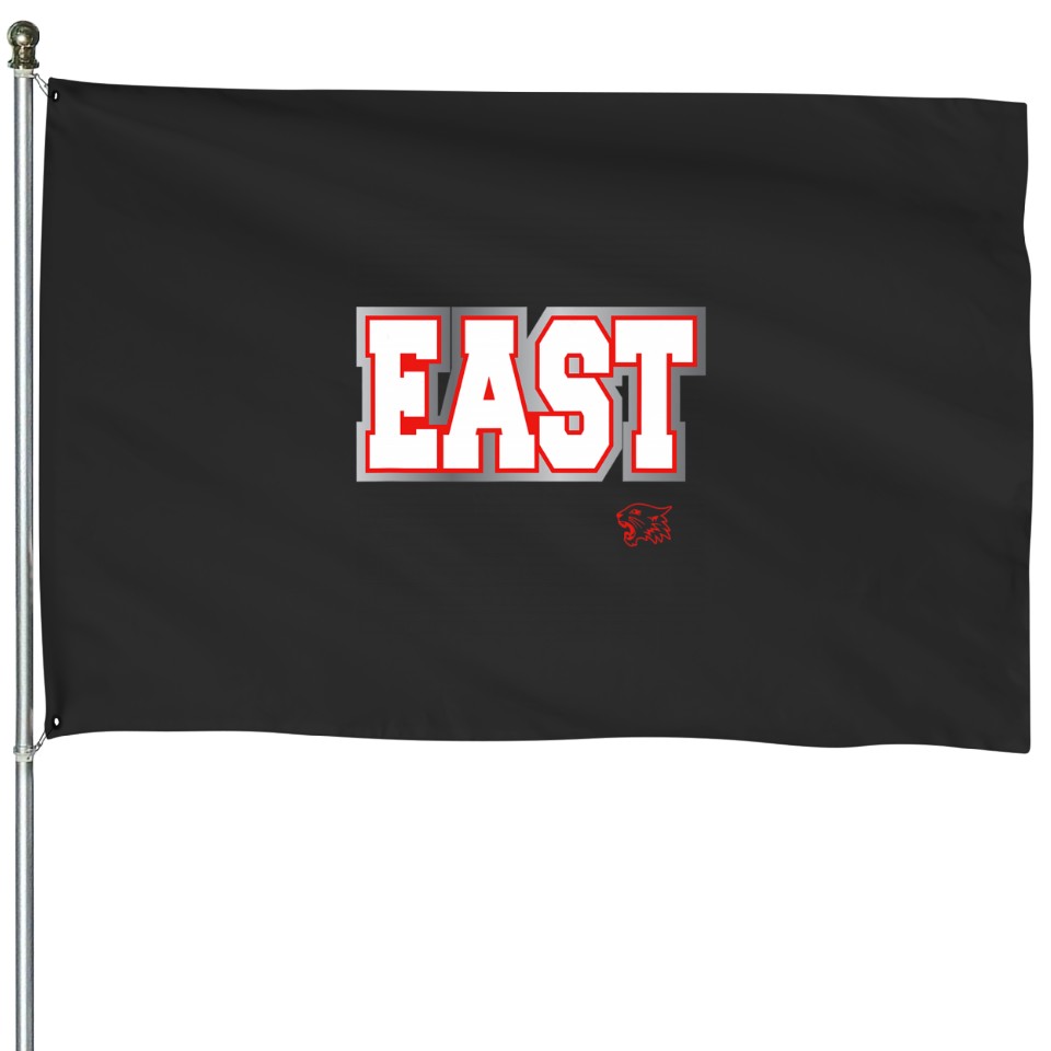 Disney High School Musical The Series East High Text Logo House Flags ...