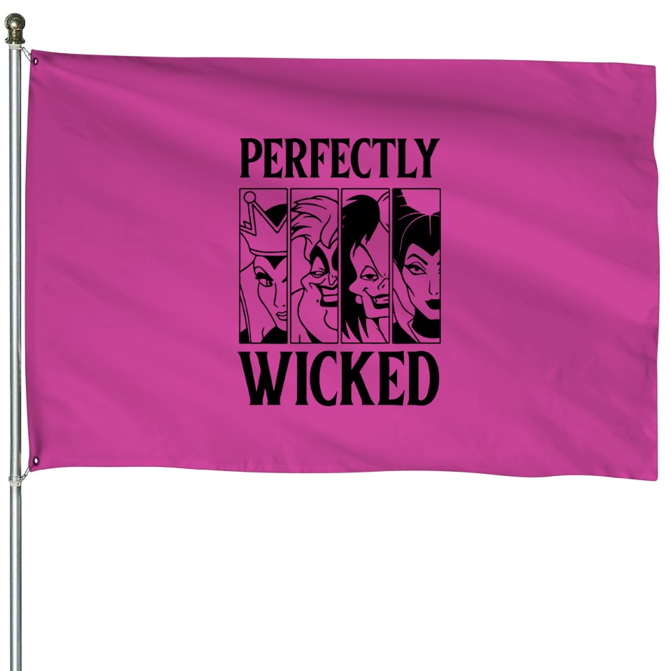 Perfectly Wicked Halloween Disney Witch & Sanderson Sisters House Flags ...