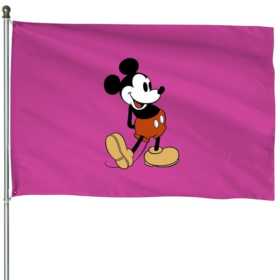 Classic Mickey Mouse House Flags, Disney World House Flags, Funny ...