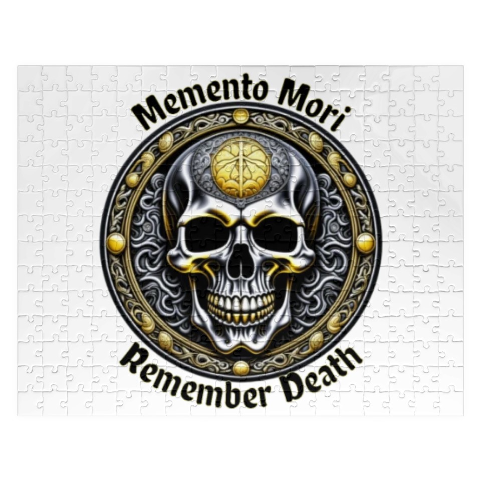 Memento Mori Remember Death Stoicism Skull Jigsaw Puzzles | ID 46103994 ...